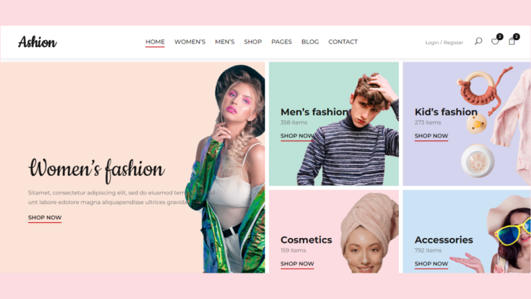 20+ responsive ecommerce website templates using HTML with CSS ...