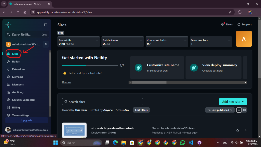 Complete Guide To Hosting a Website for Free Using Netlify